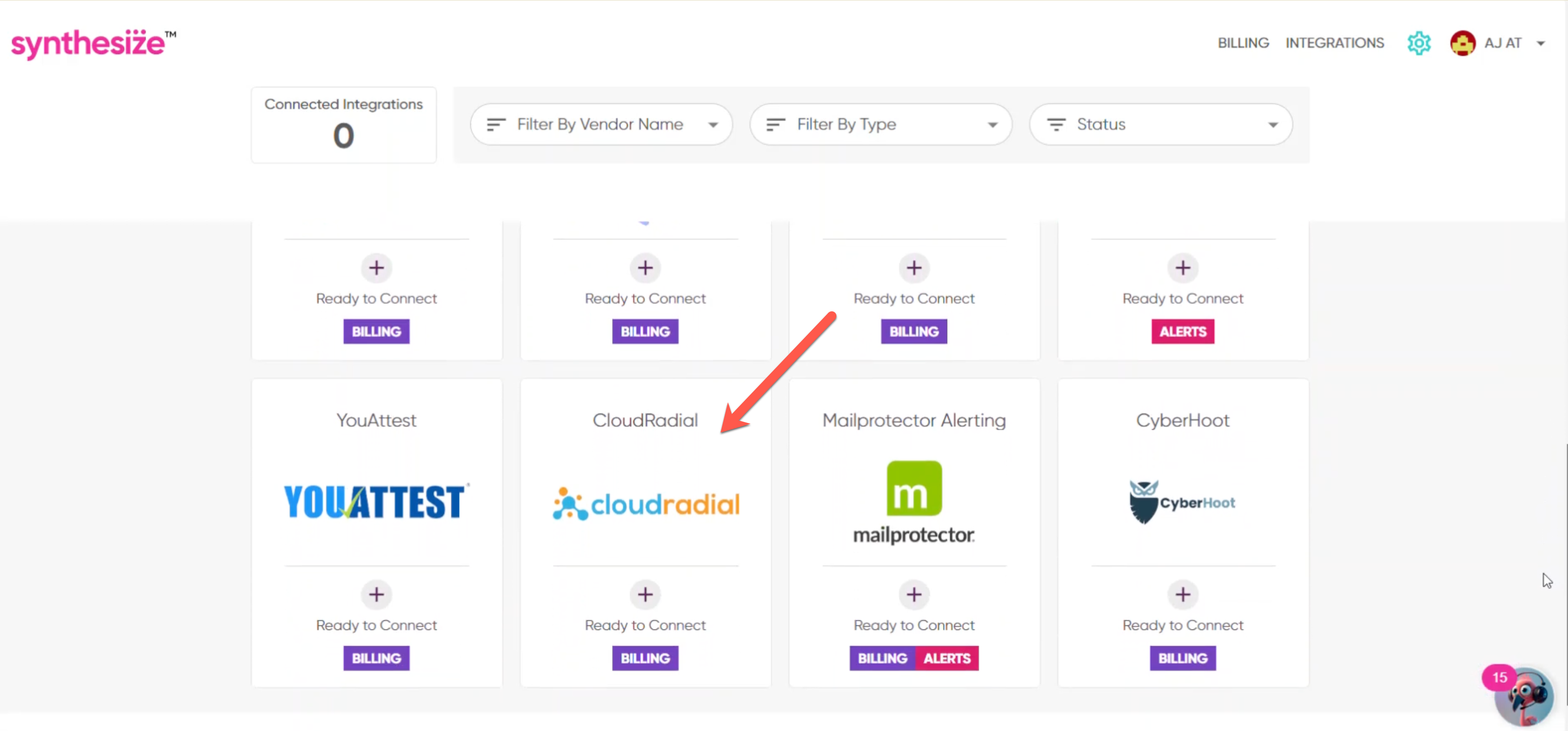 Setting Up The Gradient Msp Integration Cloudradial