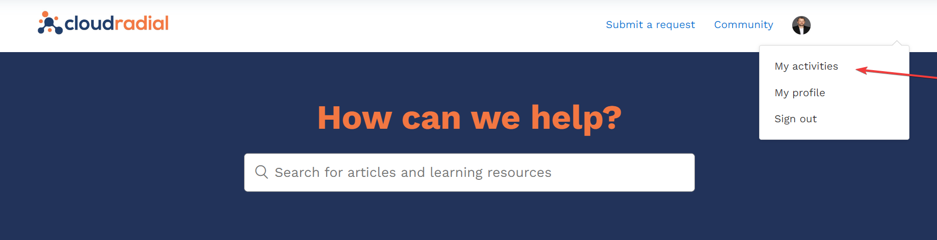 How to View Submitted Tickets – CloudRadial