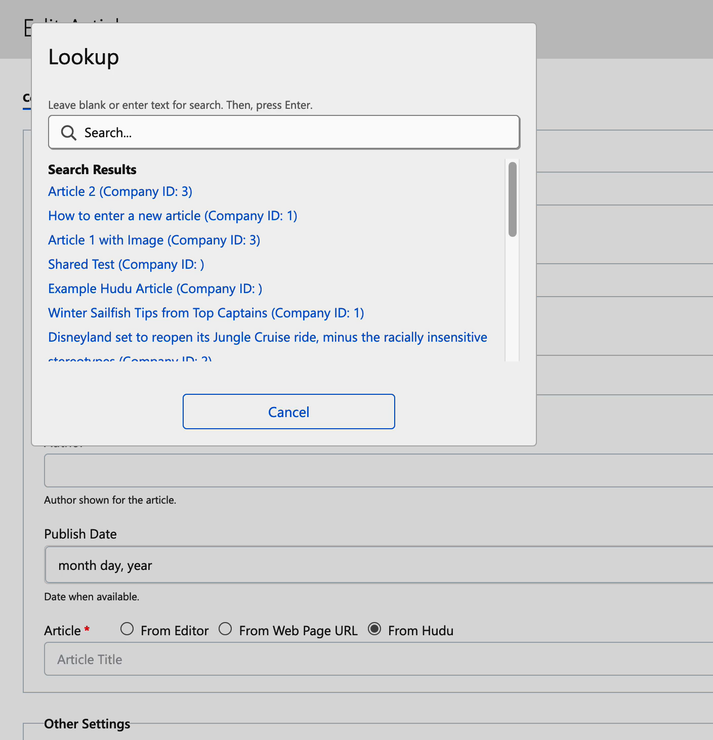 Creating a Knowledge Base Article – CloudRadial