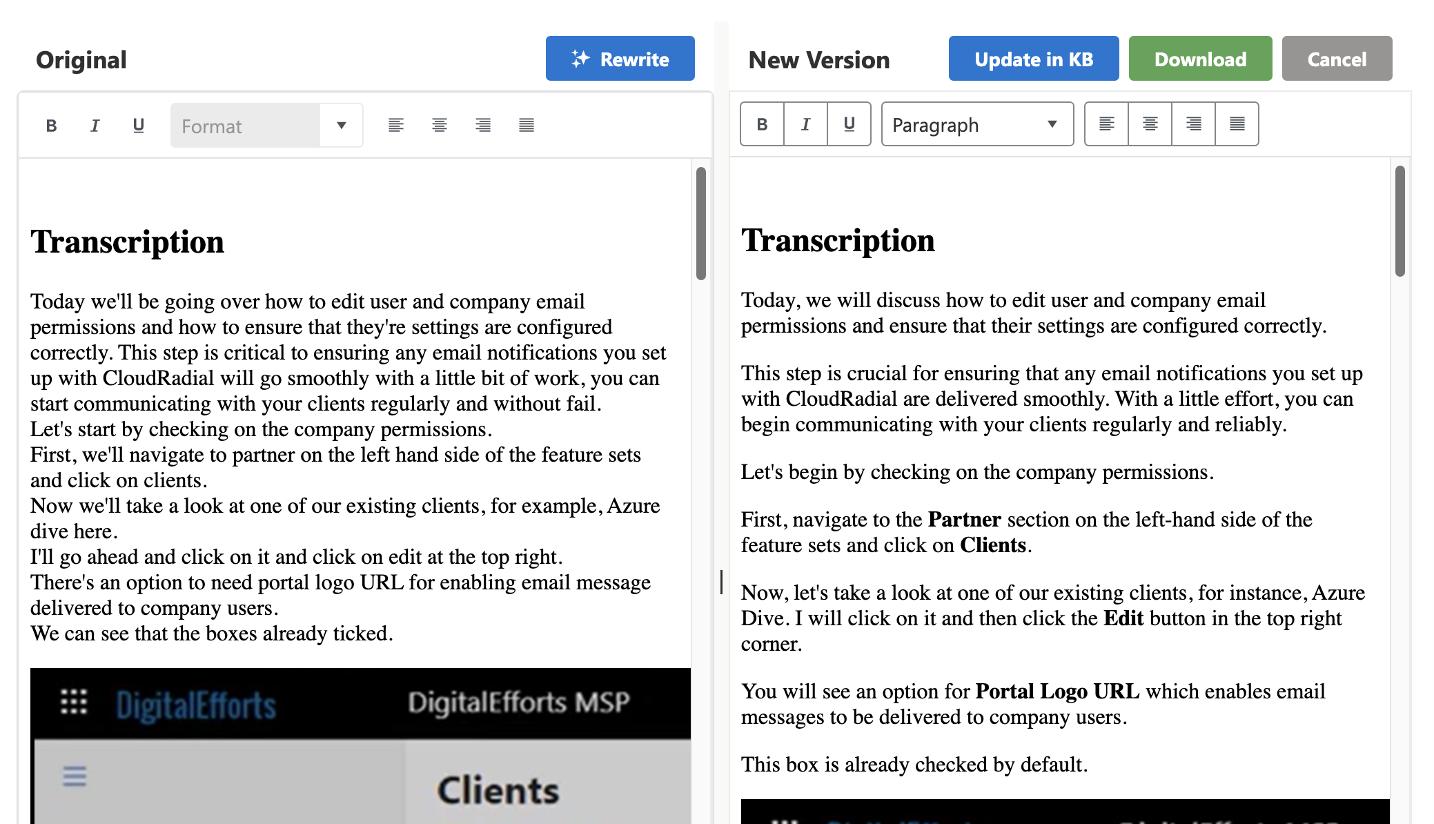 All About ServiceAI's Articles Tab – CloudRadial