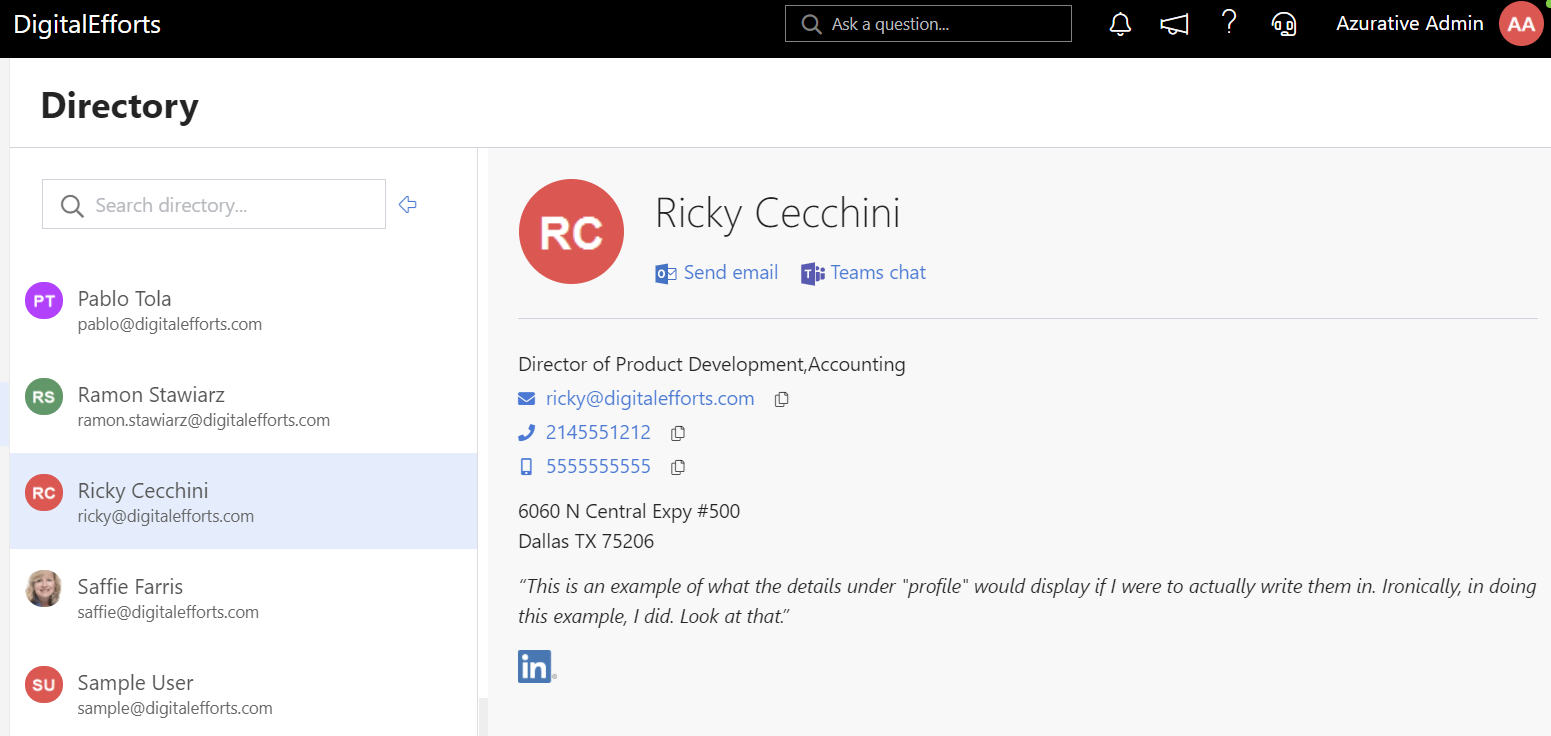 Understanding the Company Directory – CloudRadial
