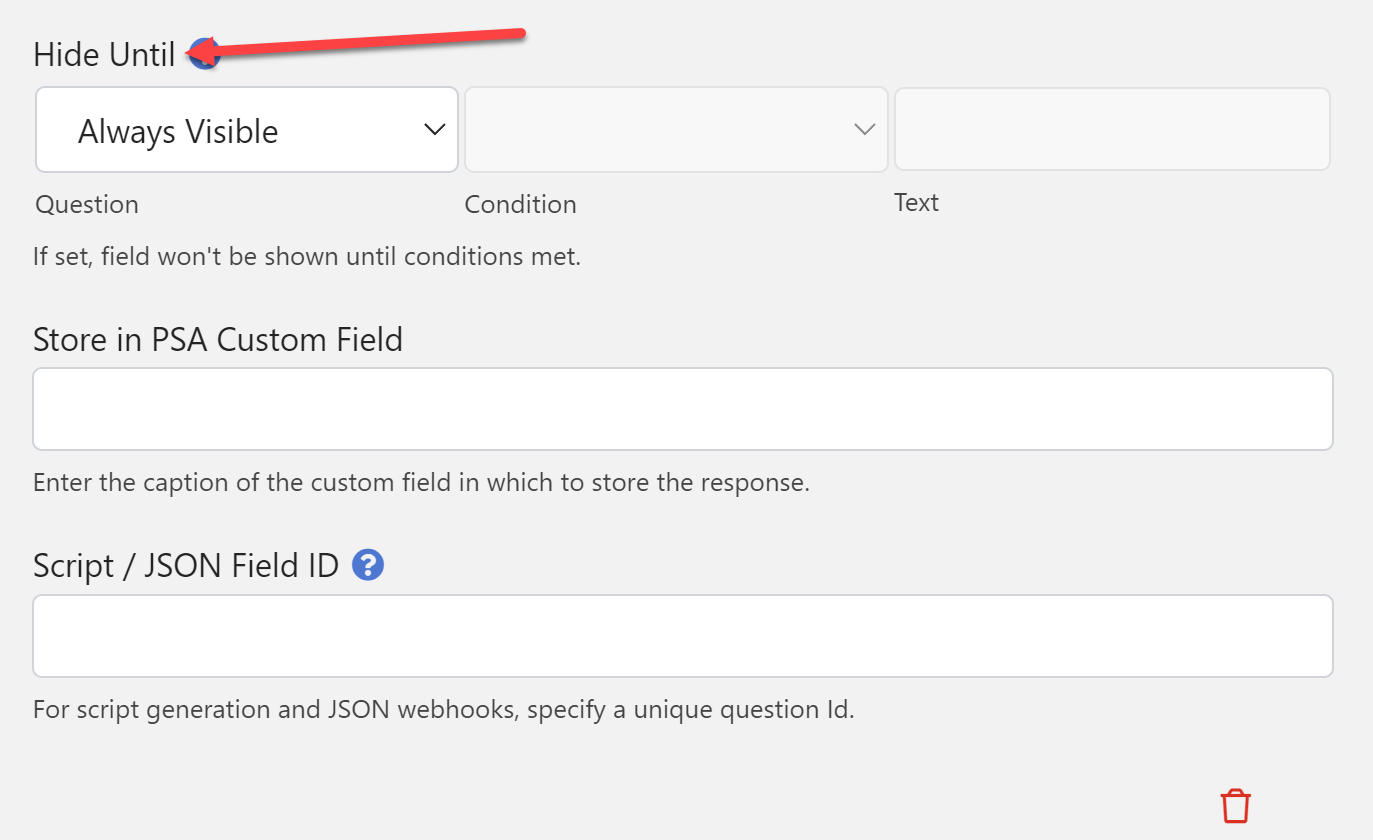 Creating Dynamic Form Questions – CloudRadial