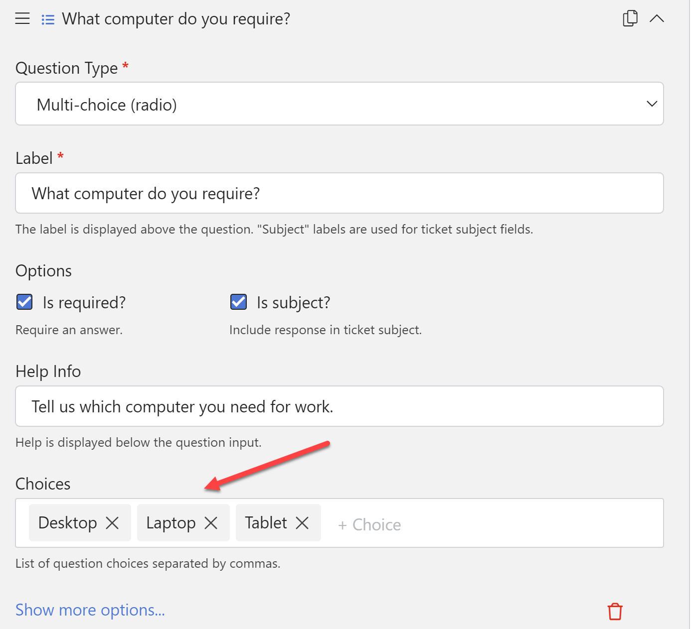 Creating Dynamic Form Questions – CloudRadial